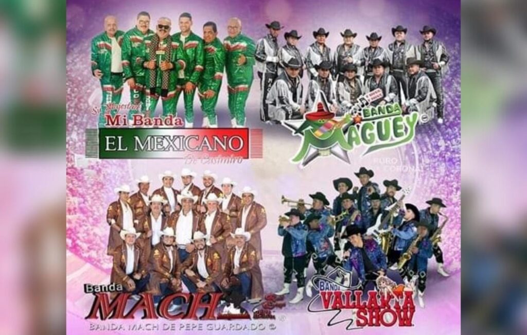 Mi Banda el Mexicano de Casimiro Zamudio, Banda Maguey, Banda Mach y ...